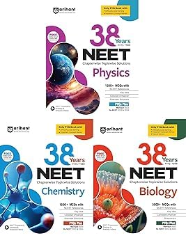 ARIHANT 38 YEARS NEET PYQ CHAPTERWISE TOPICWISE SOLUTIONS PHYSICS + CH ...