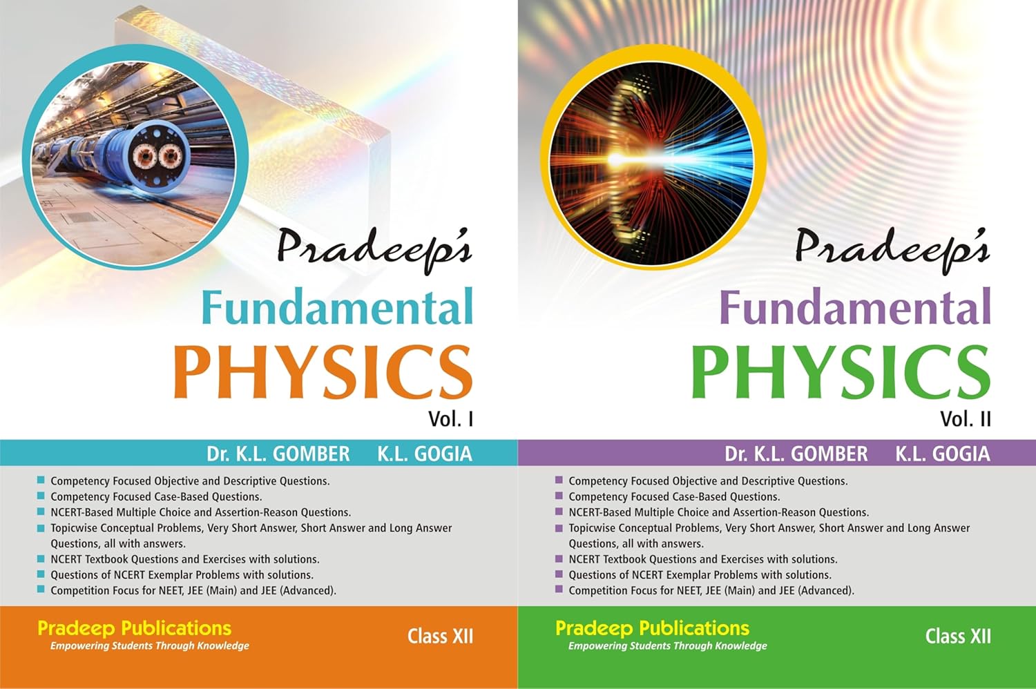Pradeep's Fundamental Physics for Class 12 (Vol. 1 & 2) Examination 20 ...