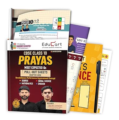 Educart PRAYAS CBSE Class 10 for 2026 Boards – Booksfy