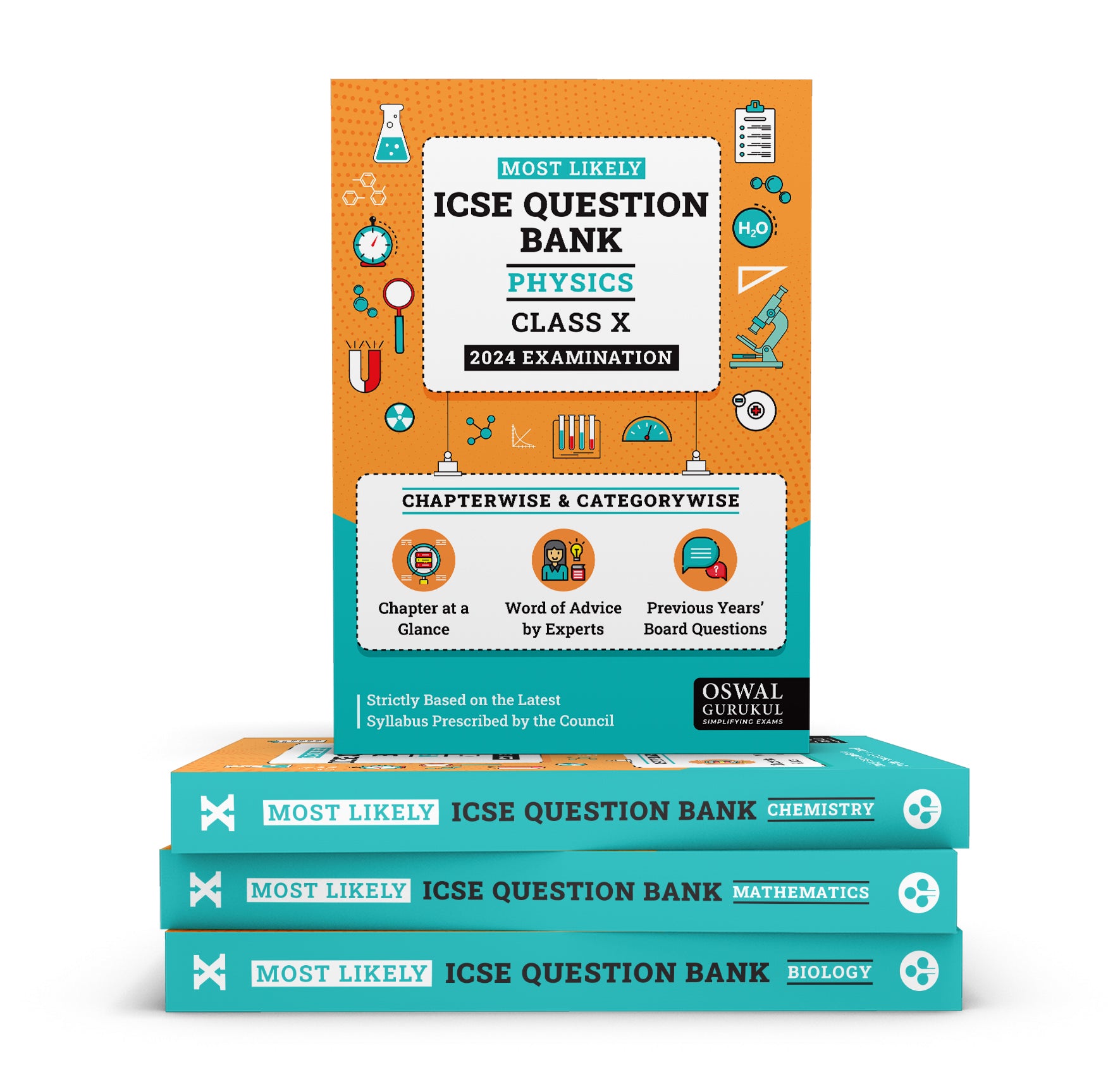 Oswal-Gurukul Most Likely ICSE Question Bank Class 10 Bundles (Set of ...