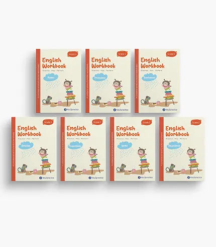 Key2Practice English Grammar Activity Workbook For Class 1 (Set of 7 ...