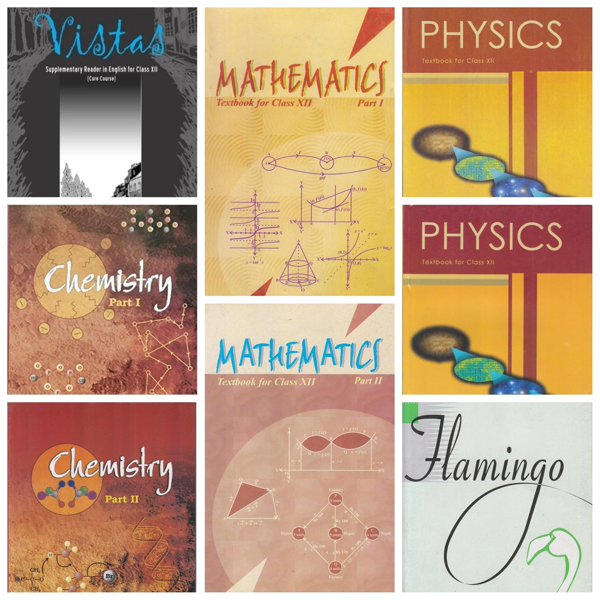 NCERT Science (PCM) Complete Books Set for Class -12 (English Medium ...